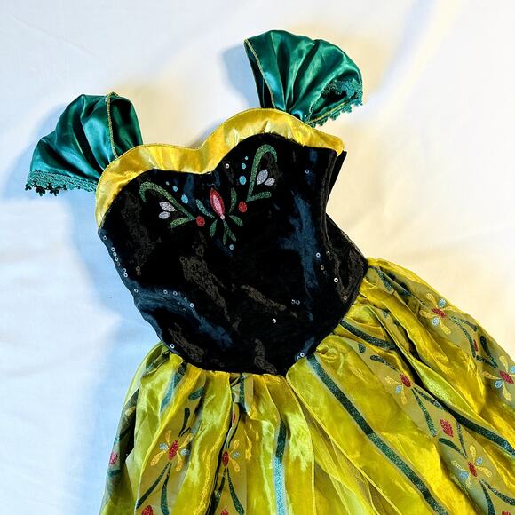 Disney | Costumes | Disney Frozen Princess Anna Coronation Dress Play ...